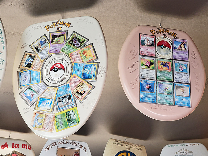 Gotta catch 'em all! These Pok&eacute;mon-themed seats transform bathroom fixtures into colorful tributes to pocket monster mania.