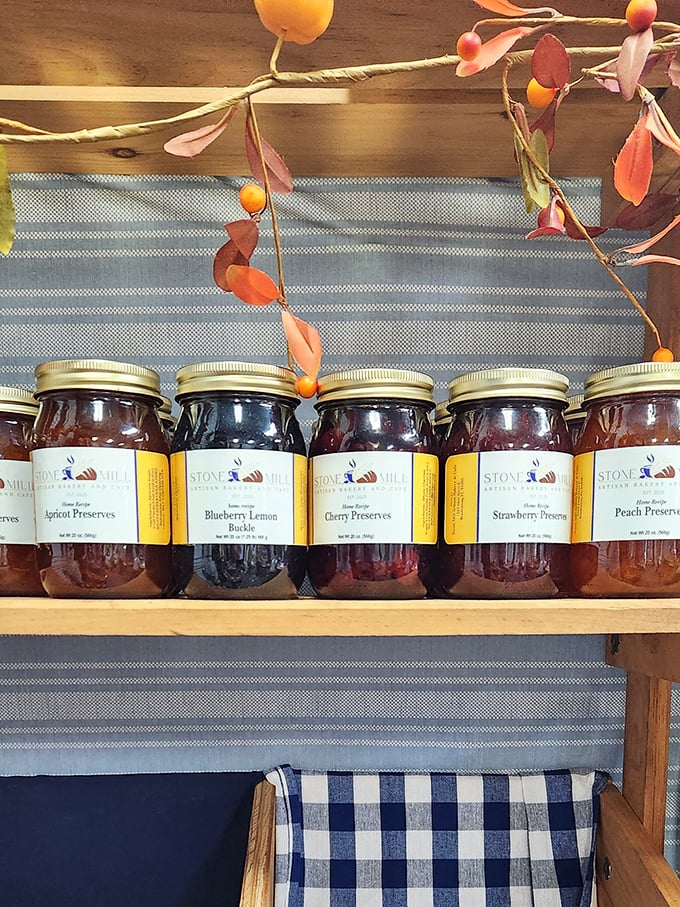 Mason jar masterpieces! These homemade preserves capture summer's sweetness, ready to brighten your morning toast when January feels endless.