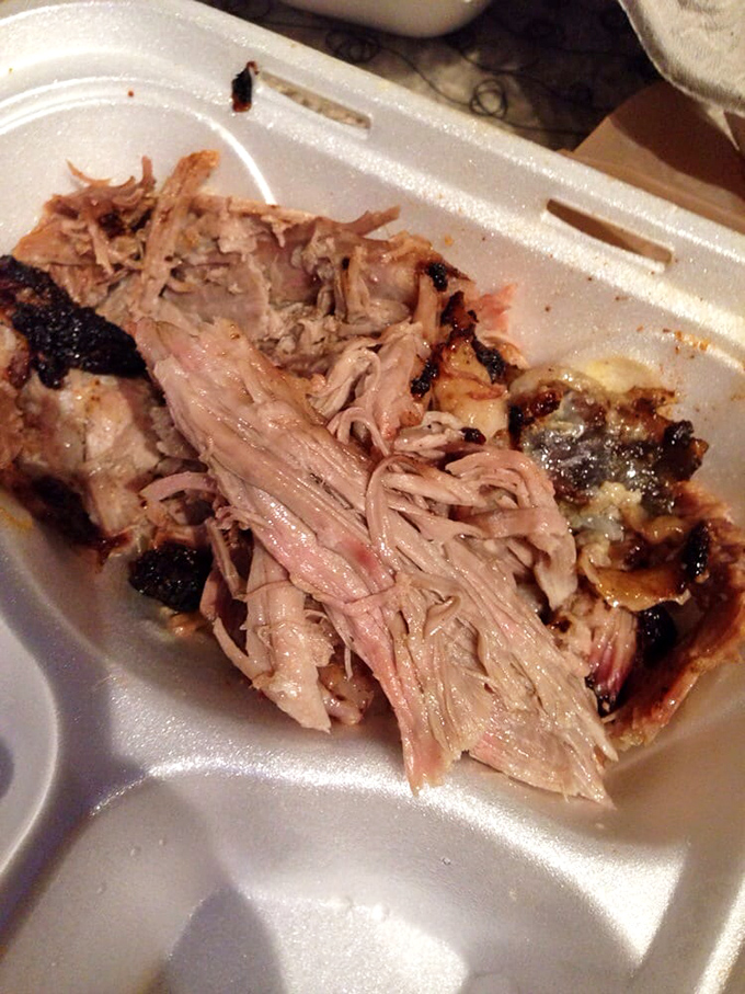 Pulled pork nirvana: tender strands of smoky perfection that make you question all other pulled pork experiences.
