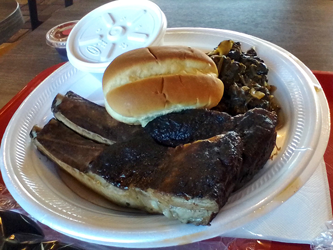 Fall-off-the-bone ribs that don't need fancy presentation&mdash;just a side of greens and a dinner roll to sop up that magnificent sauce. Napkins required, not optional.