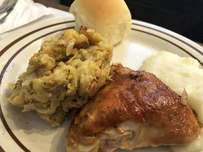 This isn't just stuffing and chicken&mdash;it's what Sunday dinner at grandma's house would look like if grandma were a culinary genius.