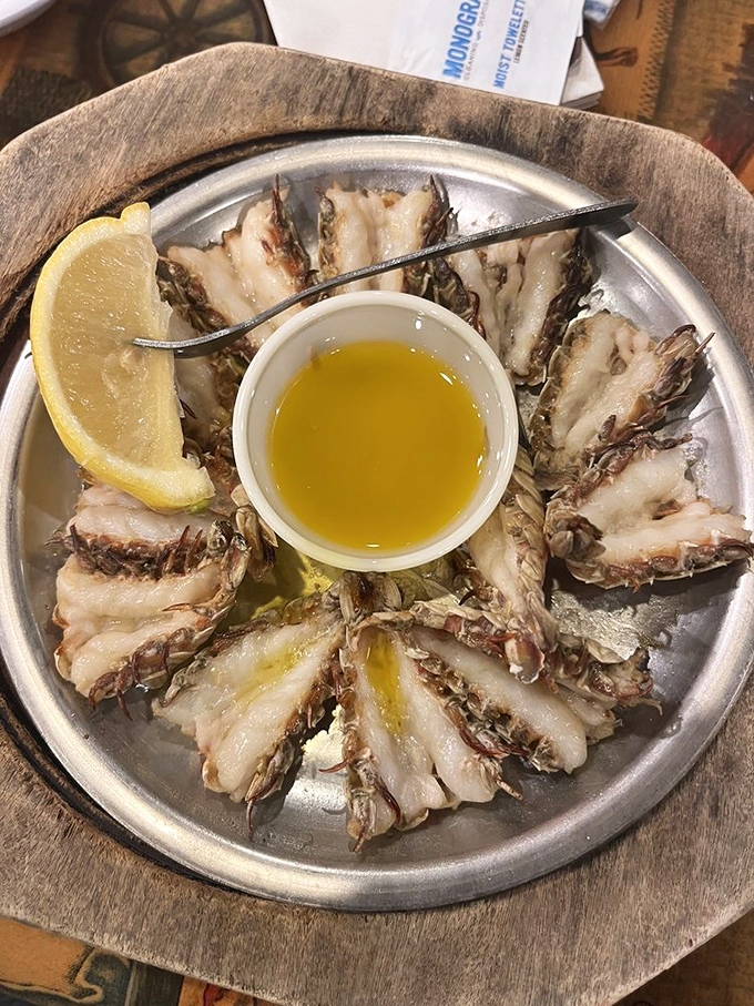 Rock shrimp: nature's little joke &ndash; they look like miniature lobsters but taste even sweeter. Add butter and prepare for bliss.