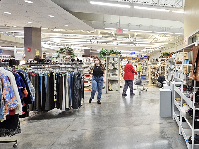 The universal language of bargain hunting brings neighbors together better than any block party.