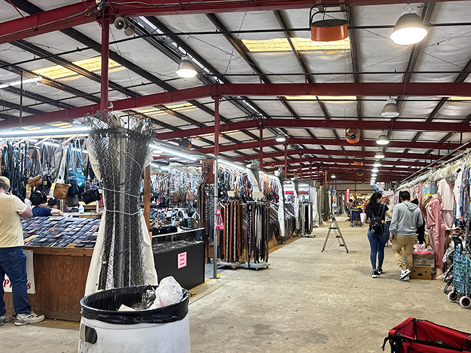 Treasure hunters in their natural habitat. The thrill of the find keeps them coming back every weekend like clockwork.