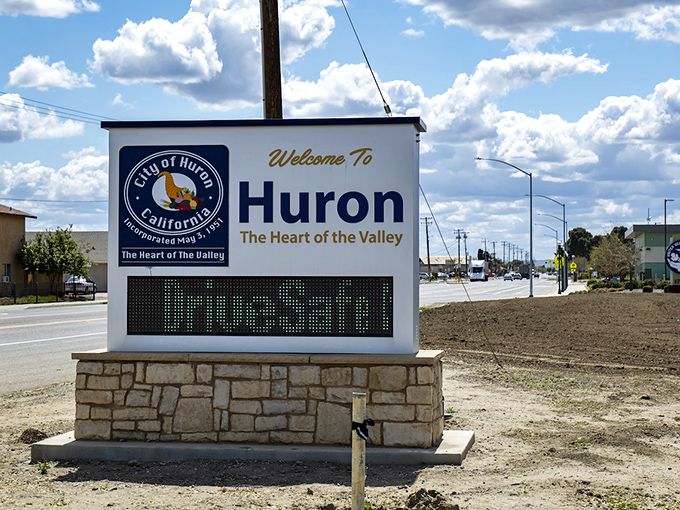 "Welcome to Huron" &ndash; this unassuming sign greets visitors to a town where your retirement dollars stretch further than your imagination.