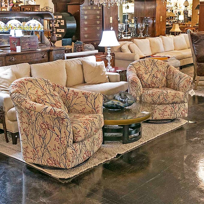 These floral club chairs aren't just seating&mdash;they're adoption-ready pets that promise to loyally support your backside for decades to come.