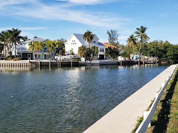 Waterfront homes with their own docks—where "commuting" means walking from your coffee pot to your boat in under a minute.
