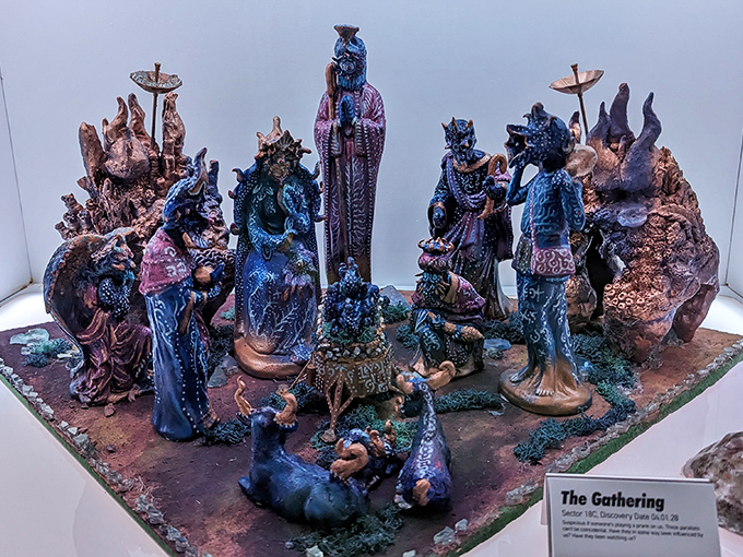 "The Gathering" &ndash; where alien deities meet for their annual cosmic conference. No humans allowed... until now.