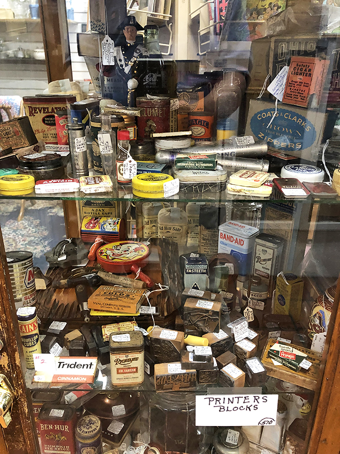 This time capsule of everyday Americana showcases products our grandparents recognized instantly. Fasteeth, anyone? Your dentures will thank you!