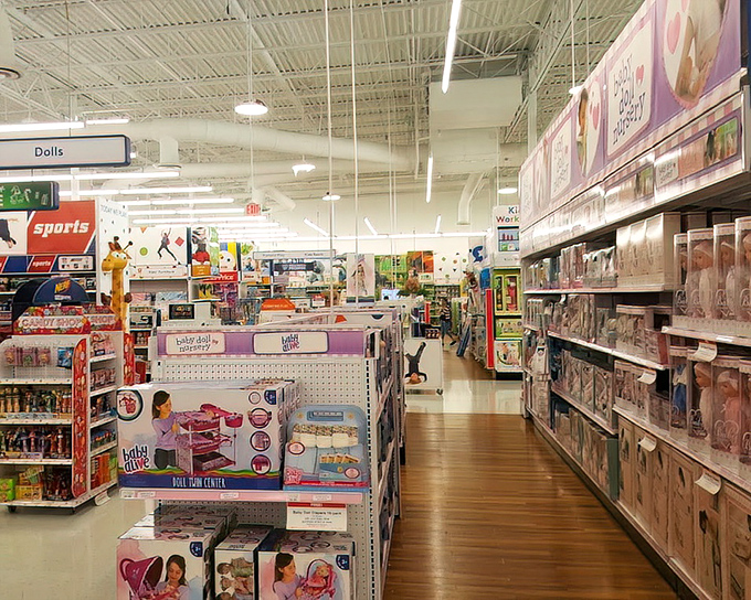 Toy departments that make grandparents heroes and parents nervous. "Just one small thing" quickly becomes a cart-filling expedition.