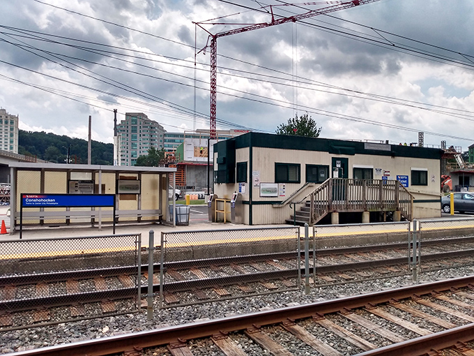 Not exactly Grand Central, but this humble train station connects Conshy to Philadelphia, proving good things come in small packages.