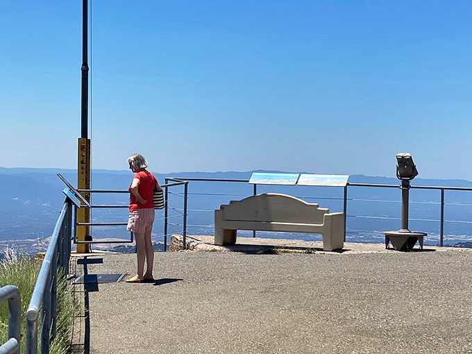 The ultimate room with a view! This observation point offers the kind of panorama that makes smartphone cameras weep with inadequacy.