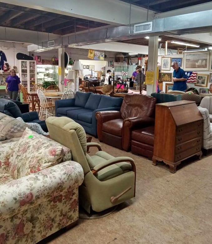 The furniture showroom feels like walking into your stylish aunt's living room &ndash; if your aunt sold everything at astonishing discounts.