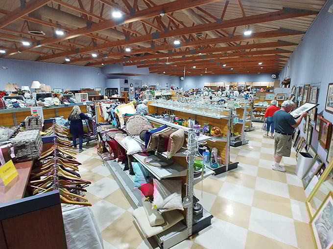 The thrill of the hunt comes alive in these aisles. Someone's cast-offs become another's "where have you been all my life?" treasures.