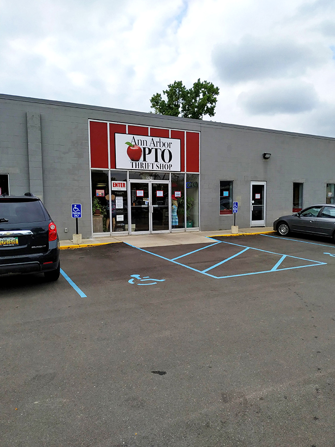 Ann Arbor PTO's modest storefront hides a carefully curated collection that supports local schools beautifully.