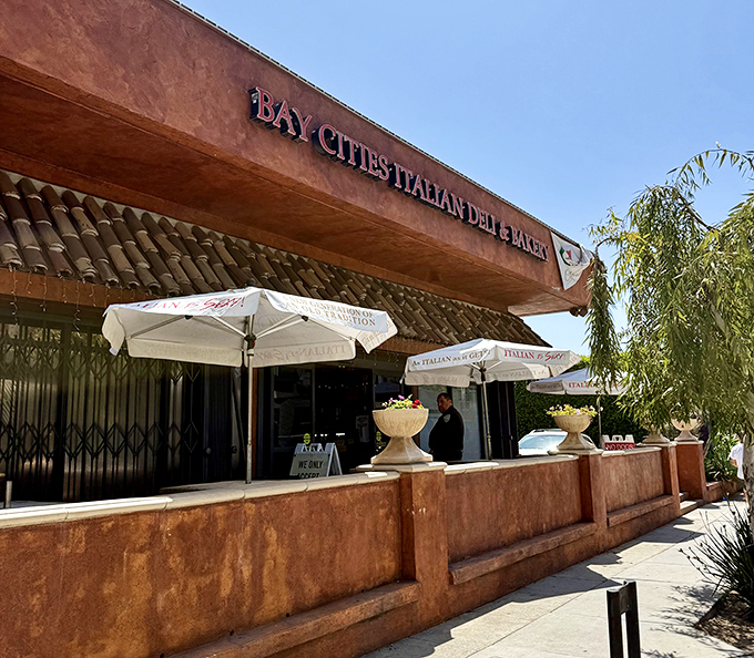 Mediterranean meets California cool &ndash; where Italian tradition creates sandwich magic under Santa Monica's perfect blue skies.