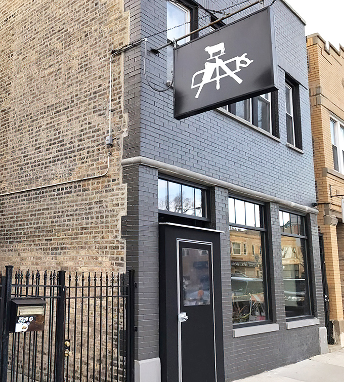 Sleek urban storefront where minimalist design meets maximum flavor - less is definitely more here. 