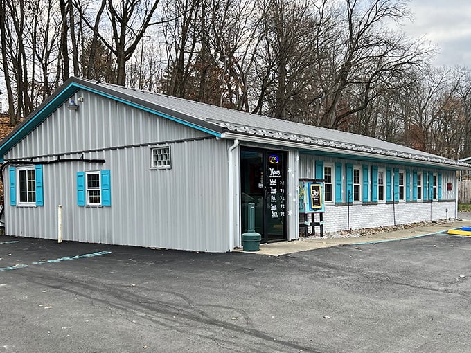 Turquoise shutters and small-town charm &ndash; like finding a breakfast gem in your favorite Hallmark movie.