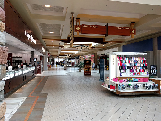 Brookfield Square's elegant interior feels more like a high-end hotel lobby than a shopping mall. Those ceilings!