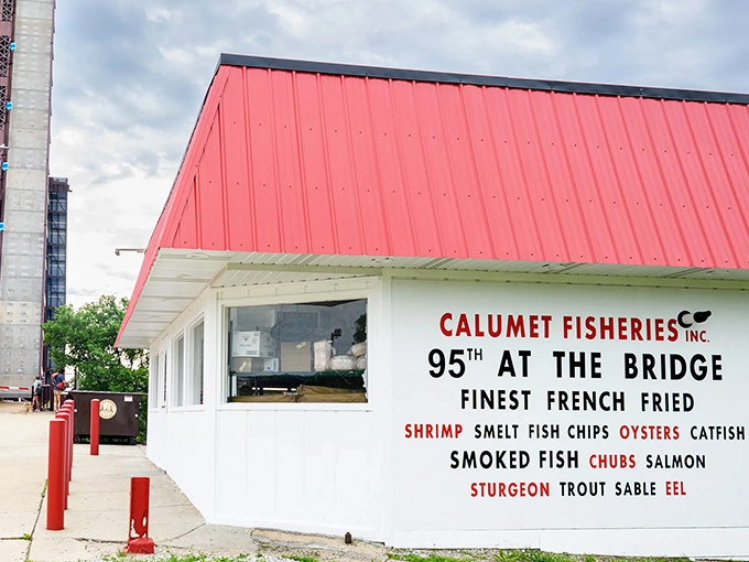 Calumet Fisheries' simple white building has been smoking fish to perfection for generations.