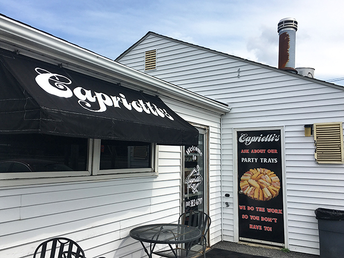 Capriotti's might look modest, but that black awning marks the birthplace of sandwich royalty. The Bobbie wasn't born wearing a crown, but it earned one.