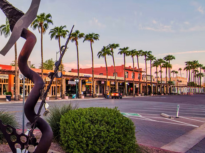 Chandler's tree-lined neighborhoods show how modern cities can embrace natural desert beauty.
