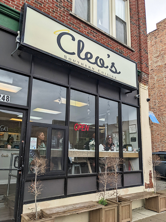 Cleo's modern storefront promises southern flavors with a contemporary twist that actually works.