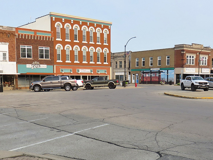 Clinton's town square radiates that classic courthouse charm where democracy and commerce dance together harmoniously.