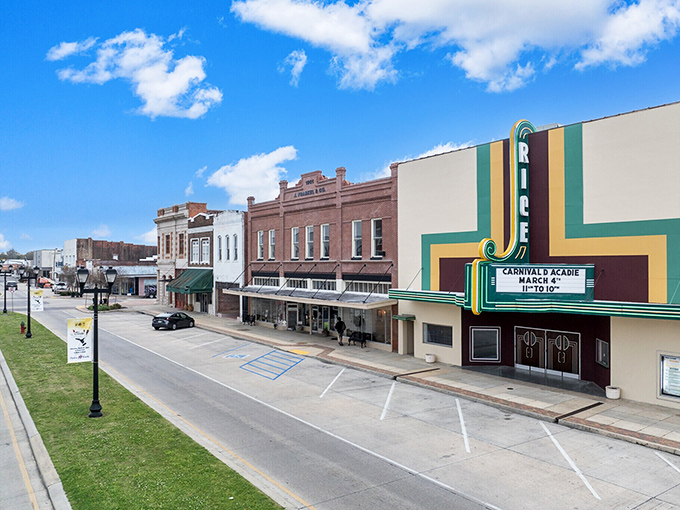 Historic storefronts line streets where your retirement dollars stretch like taffy on summer days.