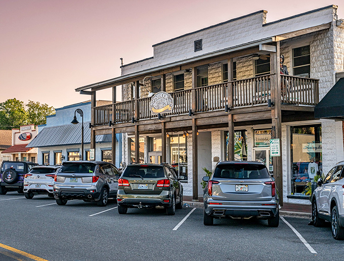 Crystal River's historic buildings stand proud along the waterfront like seasoned captains watching over their harbor.