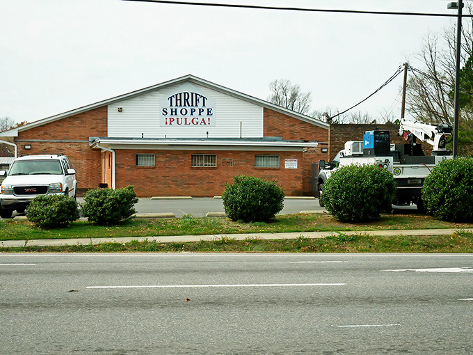 "Thrift Shoppe" spelled with that extra "pe" tells you this place has character before you even step inside!