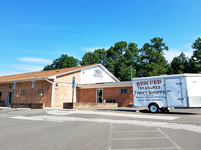 Durham Rescue Mission's brick exterior houses endless possibilities, like a department store with conscience and character.