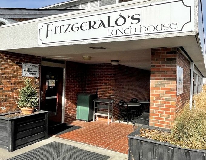 Fitzgerald's modest brick exterior is like a poker player's face&mdash;hiding the royal flush of sandwiches inside.