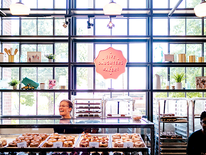 Modern bakery meets old-world craftsmanship in this bright, airy temple to flaky perfection.