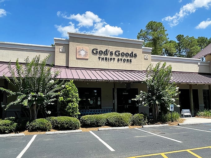 God's Goods combines attractive presentation with meaningful mission - thrift shopping that feeds the soul too.