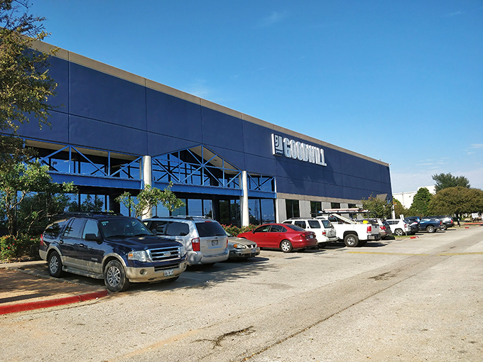 Goodwill's outlet store looks like a shopping mall, but operates like the world's friendliest treasure mine.