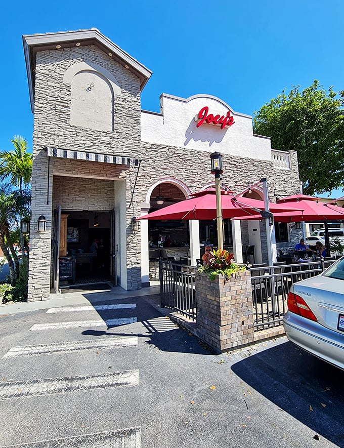 Joey's brings that classic neighborhood pizzeria charm to Marco Island's tropical shopping center scene.