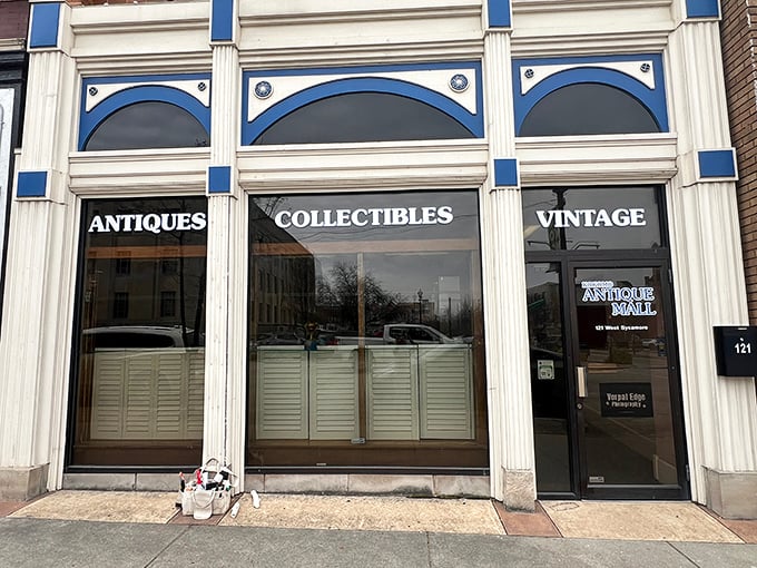 Downtown charm meets vintage dreams in this storefront that's seen more decades than most.