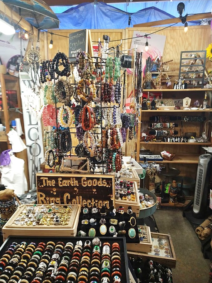 Step into this jewelry wonderland where "The Earth Goods" collection sparkles like a treasure chest that pirates only dreamed about.