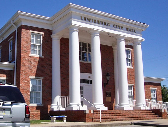 City halls with columns remind us that democracy works best in beautiful, accessible buildings.