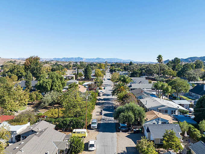 Los Alamos stretches out like a vintage postcard - small-town America with a California wine country twist. 