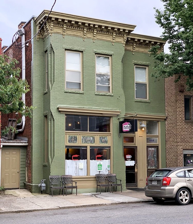 This charming green Victorian houses soul food that would make your grandmother nod approvingly from her kitchen window.