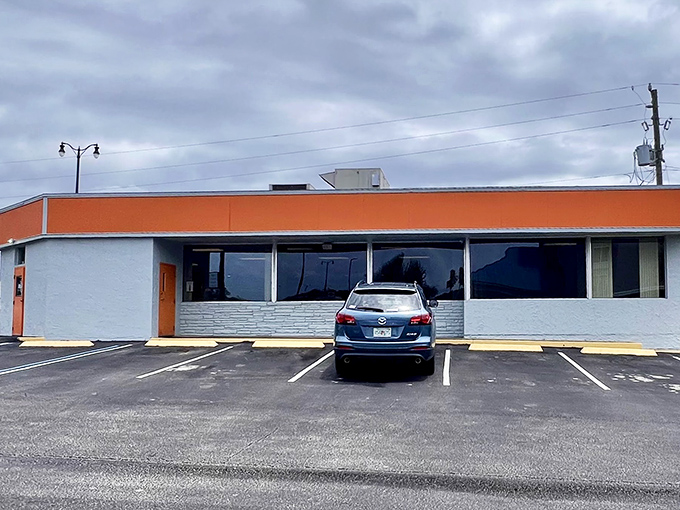 Mel's cheerful yellow sign promises "Good Home Style Cookin'" - and delivers on every single word.