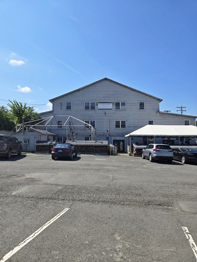 Don't judge this book by its cover - inside this humble building, barbecue dreams come true.