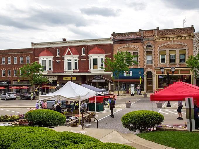 Monroe's downtown square looks like Mayberry met Switzerland and decided to keep prices reasonable.