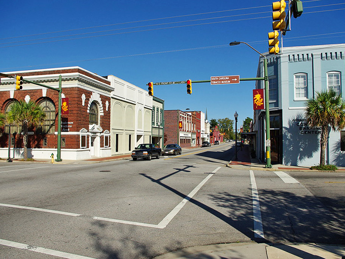 The historic streets of Mullins offer you a warm welcome with beautiful brick architecture and charming local sights to enjoy.