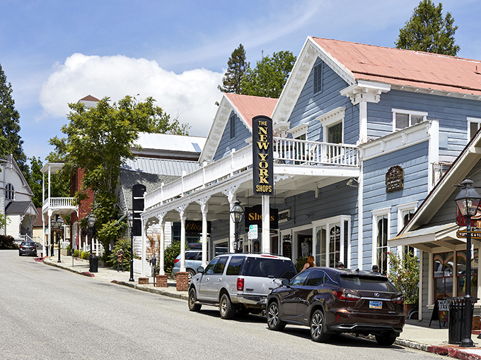 Nevada City's Victorian elegance rises from Gold Rush roots like a phoenix in petticoats.