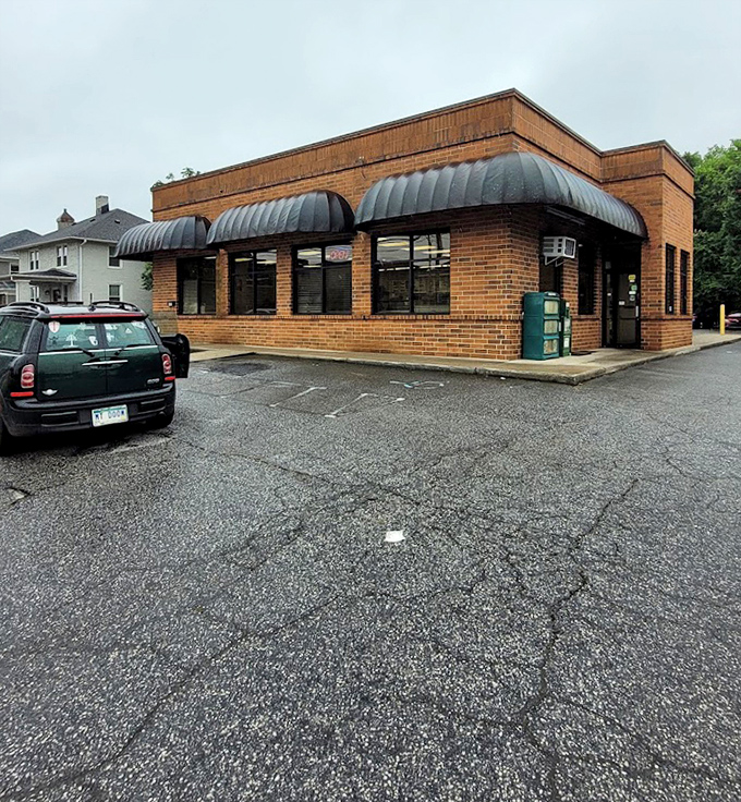 This classic brick diner on Pendleton Street looks like it stepped out of a Norman Rockwell painting.