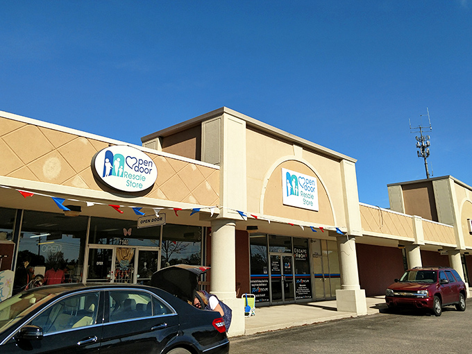 Open Door's welcoming fa&ccedil;ade hints at the community spirit inside &ndash; thrifting with a purpose has never looked better.