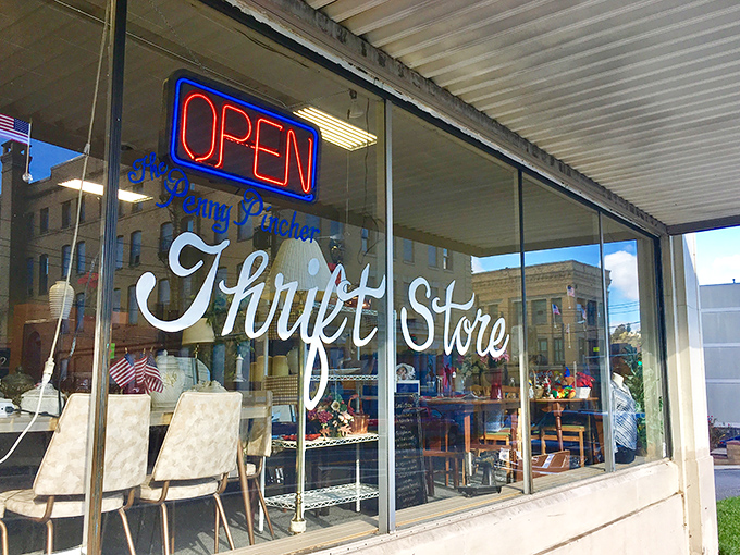 That neon "OPEN" sign is practically winking at your wallet. Penny Pincher lives up to its name with prices that'll make you smile.